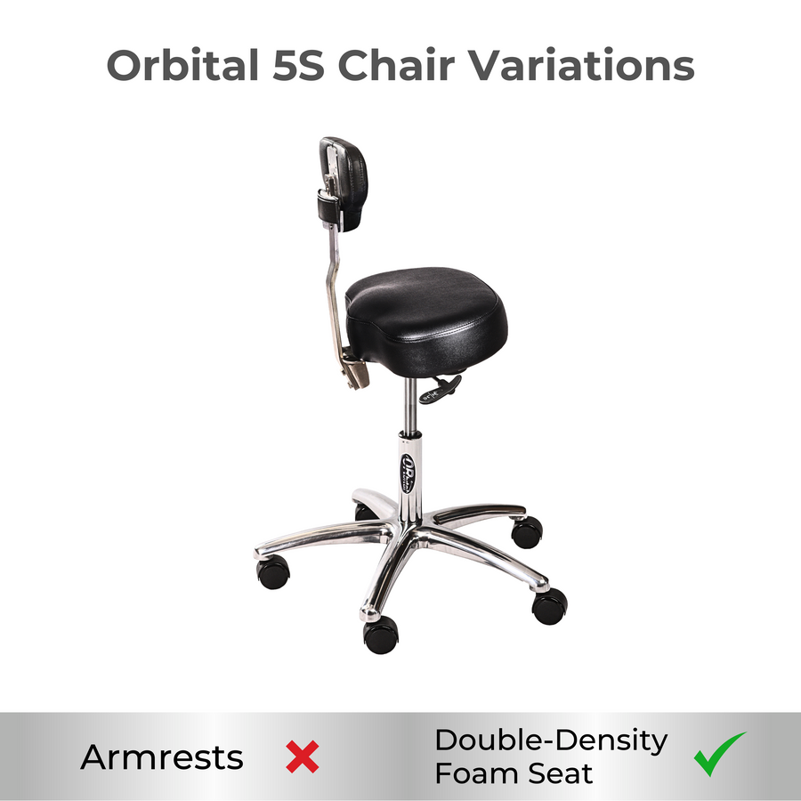 Ergonomic Chairs and Stools with Chest support and Armrests – Orbital ...