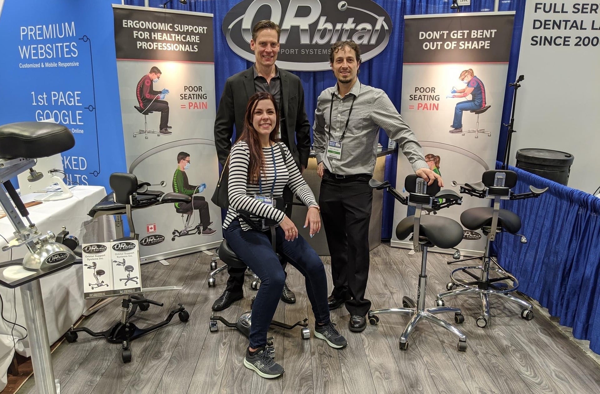 Ergonomic Chairs and Stools with Chest support and Armrests – Orbital ...