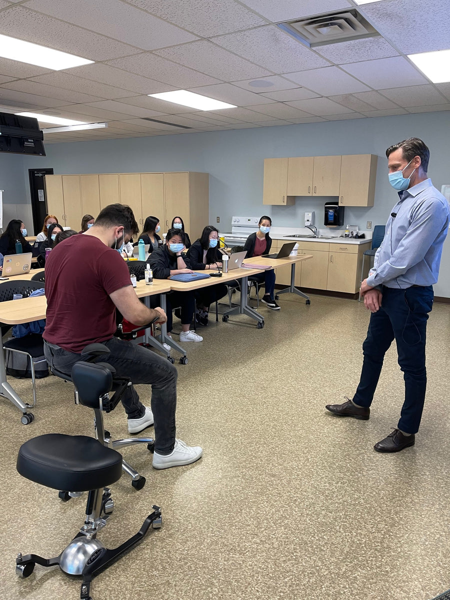 Ergonomic Chairs and Stools with Chest support and Armrests – Orbital ...